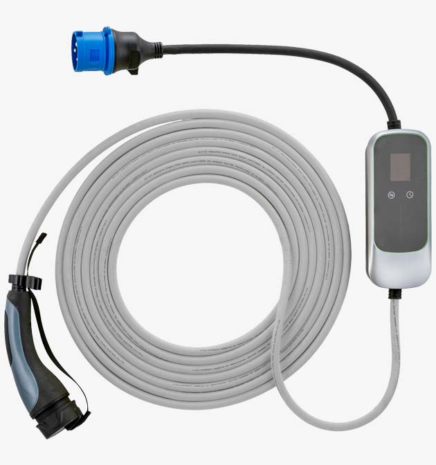 Best 15m Type 2 Portable 3-Pin EV Charger | 2.4kW