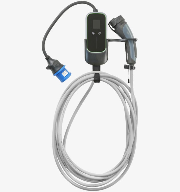 Best 15m Type 2 Portable 3-Pin EV Charger | 2.4kW