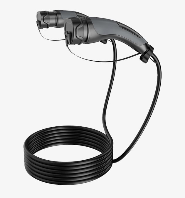 15m Type 2 EV Charging Cable – 7 kW Single‑Phase (Grey)