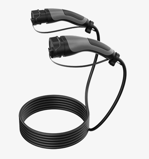 15m Type 2 EV Charging Cable – 7 kW Single‑Phase (Grey)